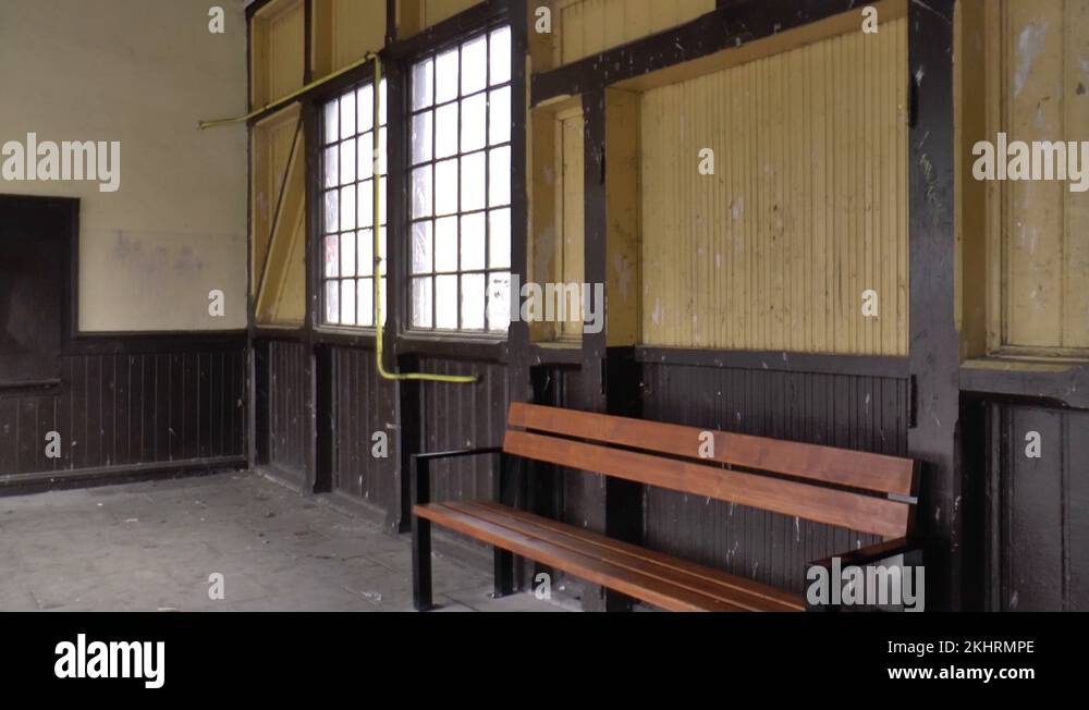 OLD WAITING ROOM STATION STARE PLAVY Stock Video Footage - Alamy