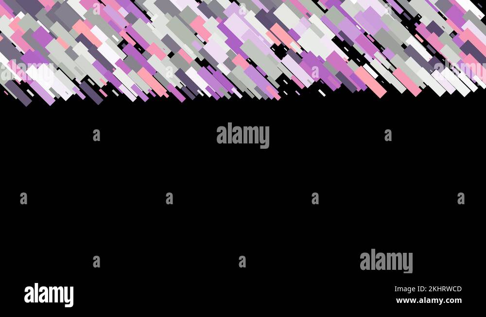 Overlapping background of multicolored strokes. Animation. Colorful ...