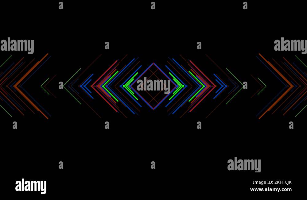 Triangular pattern of lines with interference. Animation. Hypnotic mirror Stock Video Footage ...