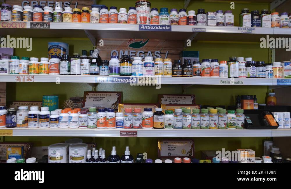 Supplements on store shelves Stock Videos & Footage - HD and 4K Video ...