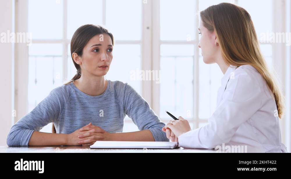 Young woman talking female doctor Stock Videos & Footage - HD and 4K ...