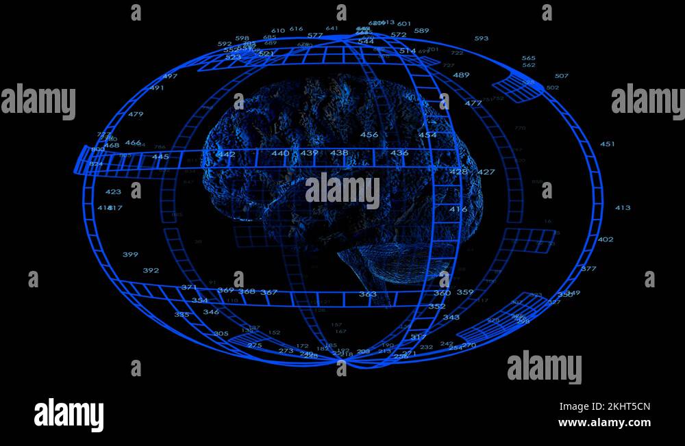 A futuristic concept of scanning info from the human brain as it ...