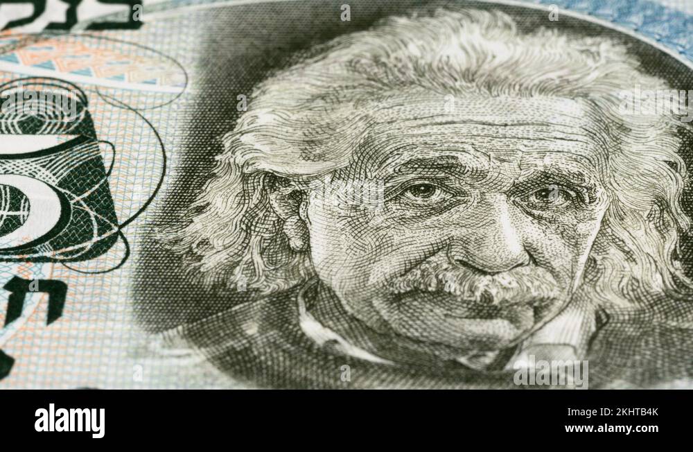 ISRAEL - CIRCA 1968: Albert Einstein on Israel 5 pounds banknote ...