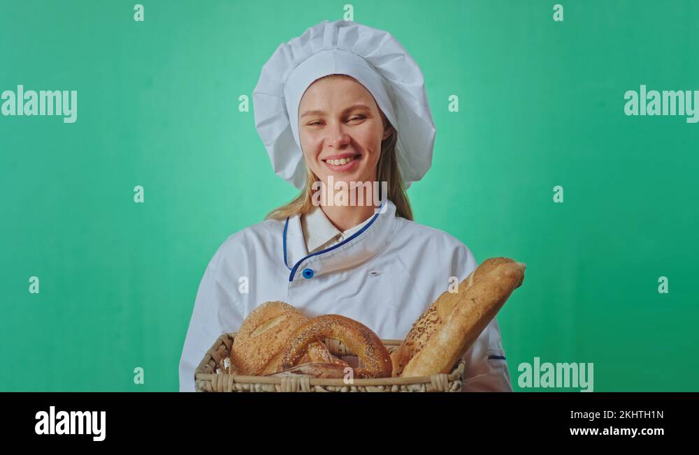 Female baker beautiful smile holding Stock Videos & Footage - HD and 4K ...