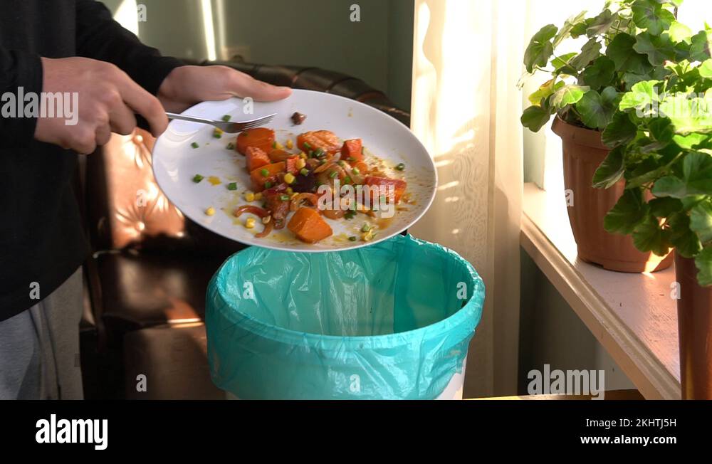 Food waste bin vegetables Stock Videos & Footage - HD and 4K Video ...