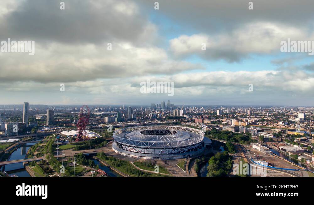 Olympic stadium london aerial Stock Videos & Footage - HD and 4K Video ...