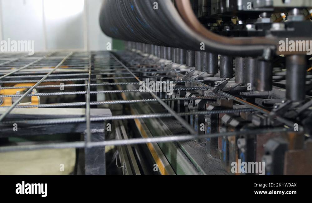 Large industrial machine for welding of rebar and reinforcing mesh. for ...