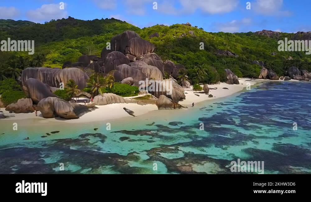 Tropical beach rock formations Stock Videos & Footage - HD and 4K Video ...