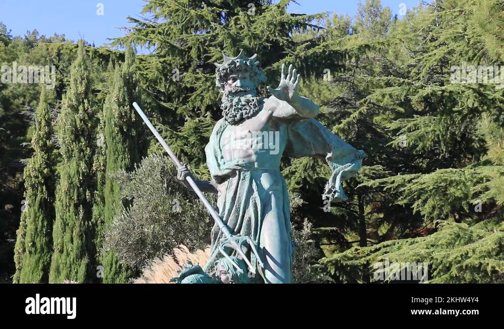 Bronze statue of the roman god Stock Videos & Footage - HD and 4K Video ...