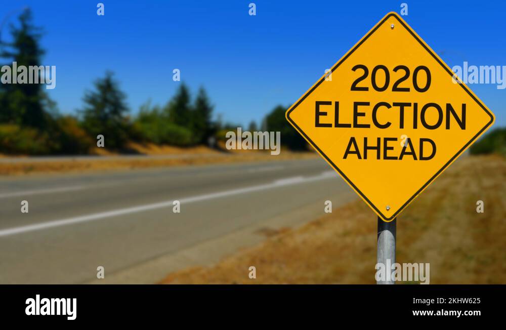 2020 presidential election political campaign sign Stock Videos ...