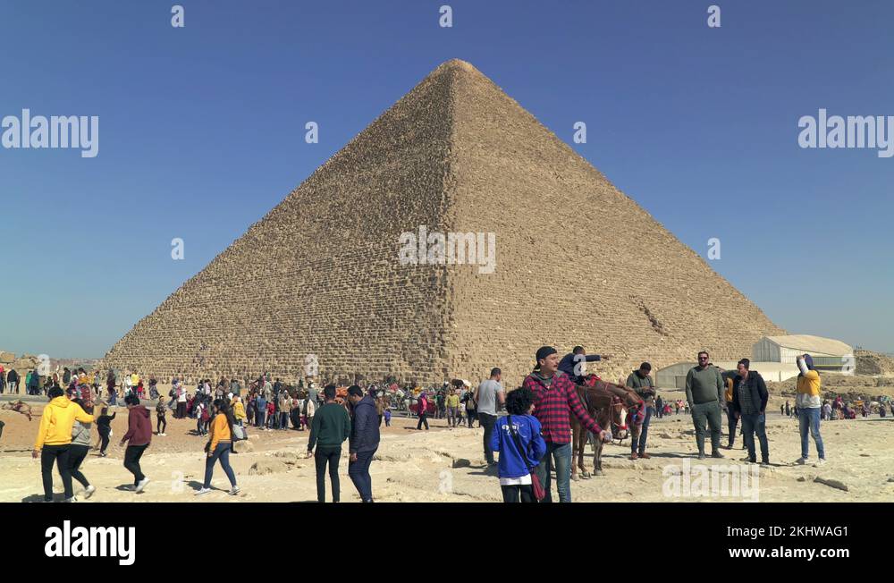 Tourists in the great pyramid of giza Stock Videos & Footage - HD and ...