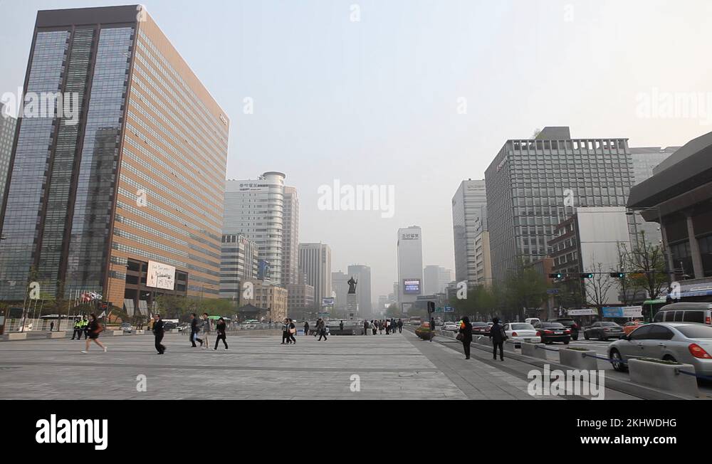 Seoul City Center, Central Area Road, Skyscrapers, Asia Shopping, South ...