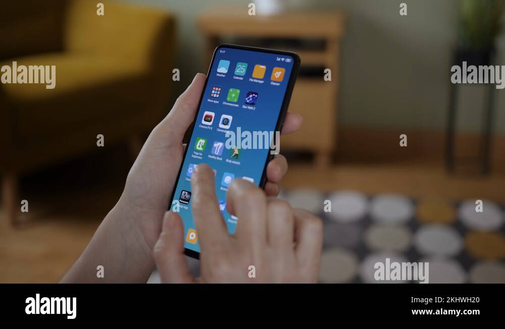 Woman Scrolling Youtube Channels on Smartphone. Youtube Videos Browsing ...