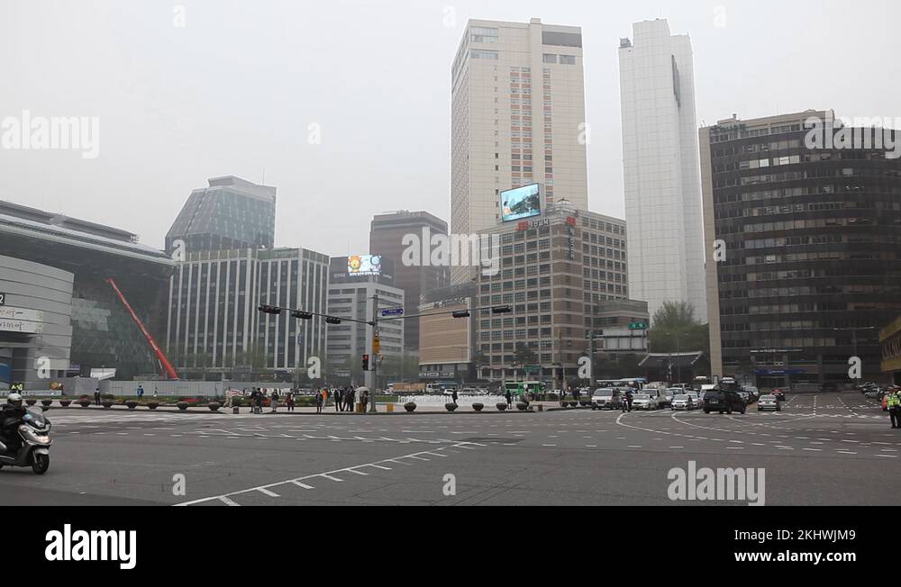 Seoul City Center, Central Area Road, Skyscrapers, Asia Shopping, South ...
