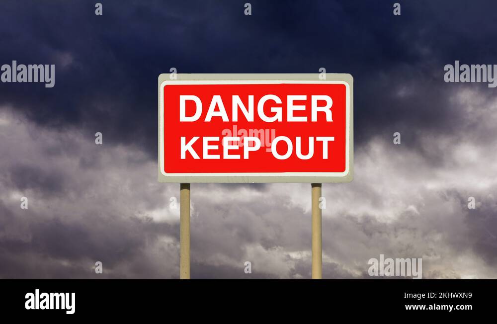Keep out hazard sign Stock Videos & Footage - HD and 4K Video Clips - Alamy