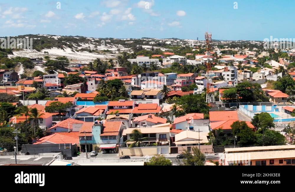 Pan form left to right showing the Itapuã district in Salvador Bahia ...