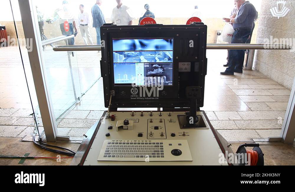 RED SKY-2 Compact Air Defense Missile System control unit Stock Video ...