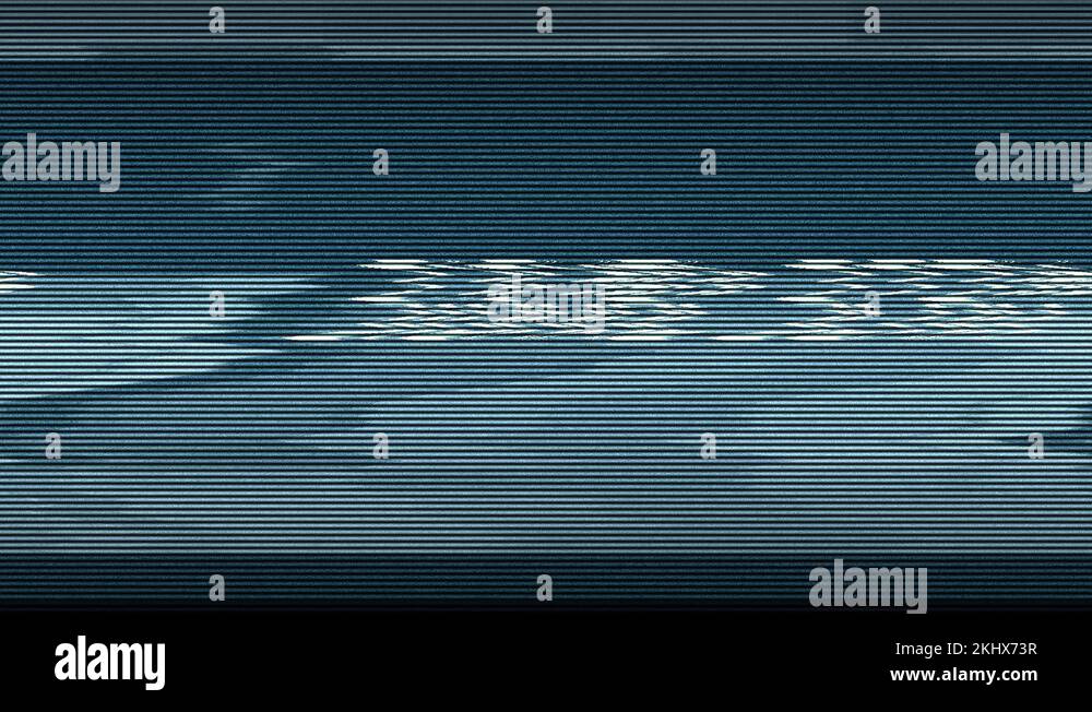 VHS Analog Abstract Digital Animation. Old TV. Glitch Error Video ...