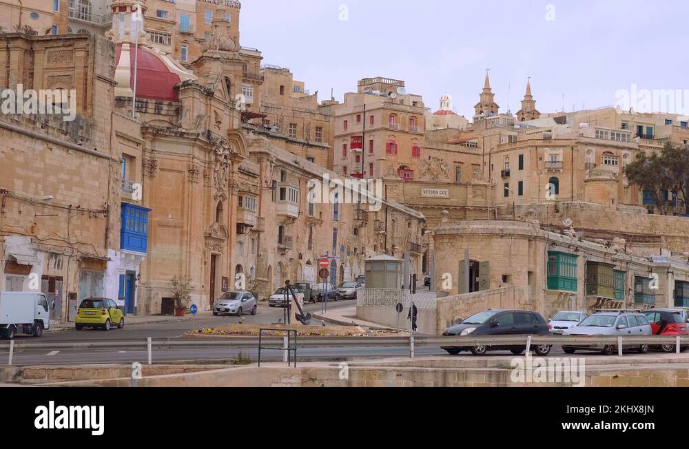 Typical mansions in the historic district of Valletta - MALTA, MALTA ...