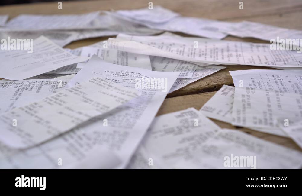 Paper receipts Stock Videos & Footage - HD and 4K Video Clips - Alamy