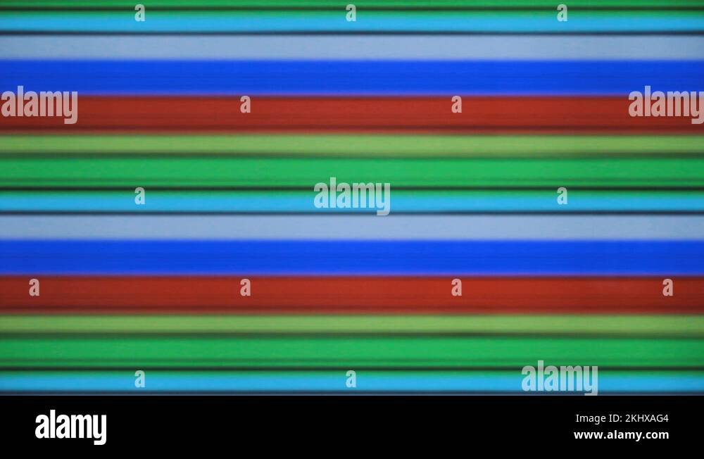 Error RGB bars in TV moving fast Stock Video Footage - Alamy