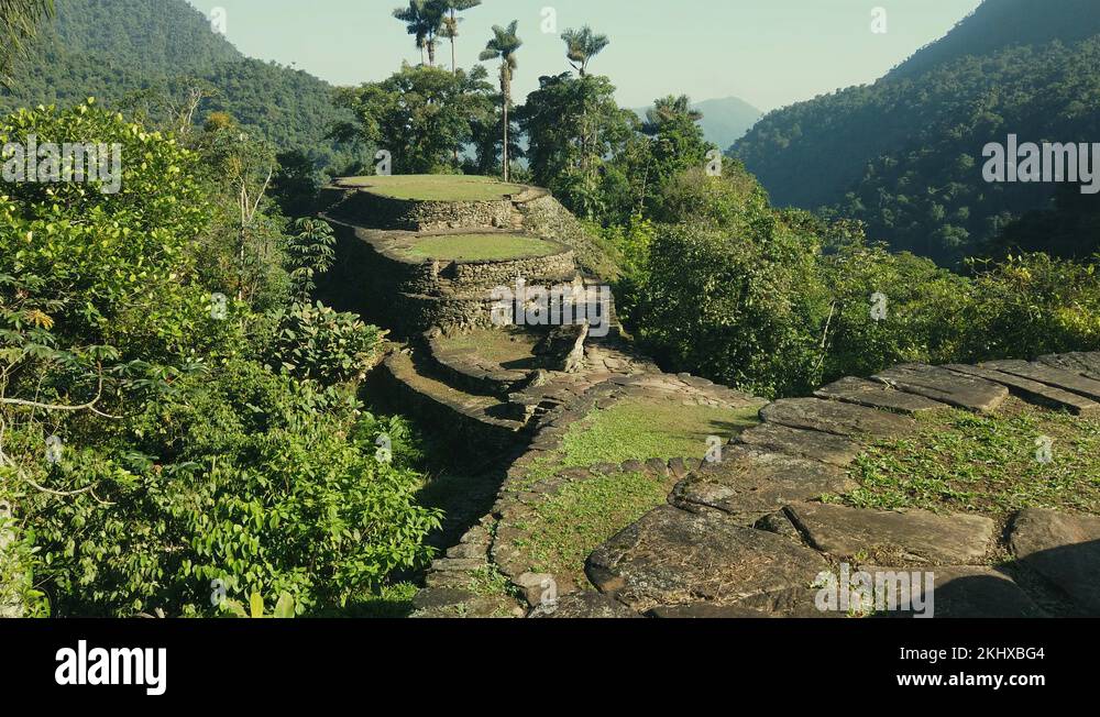 Ciudad Perdida (Teyuna) the lost city of Colombia - Drone, Maya Temple ...