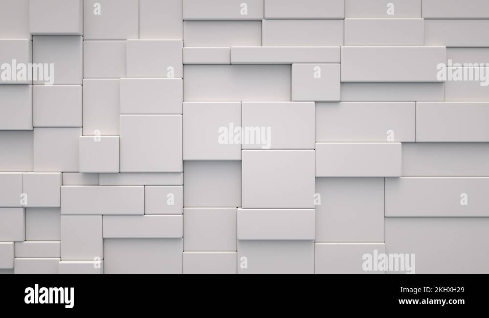 Abstract Motion Background From Random Moving Cube Blocks Stock Video