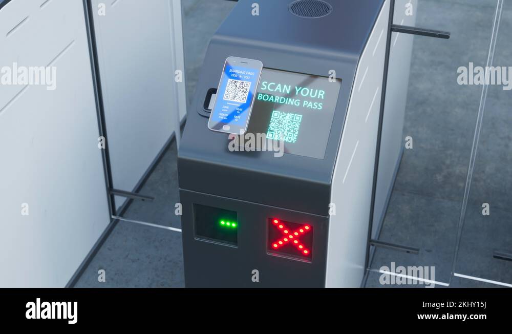 Scan boarding pass Stock Videos & Footage - HD and 4K Video Clips - Alamy