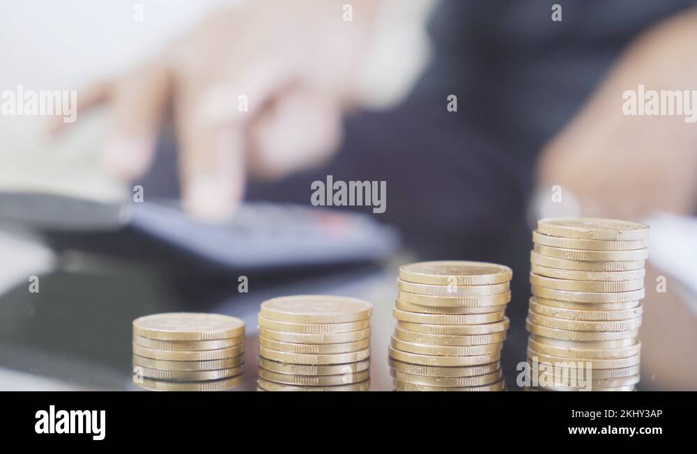 Growth chart with background of old man counting Stock Video Footage ...