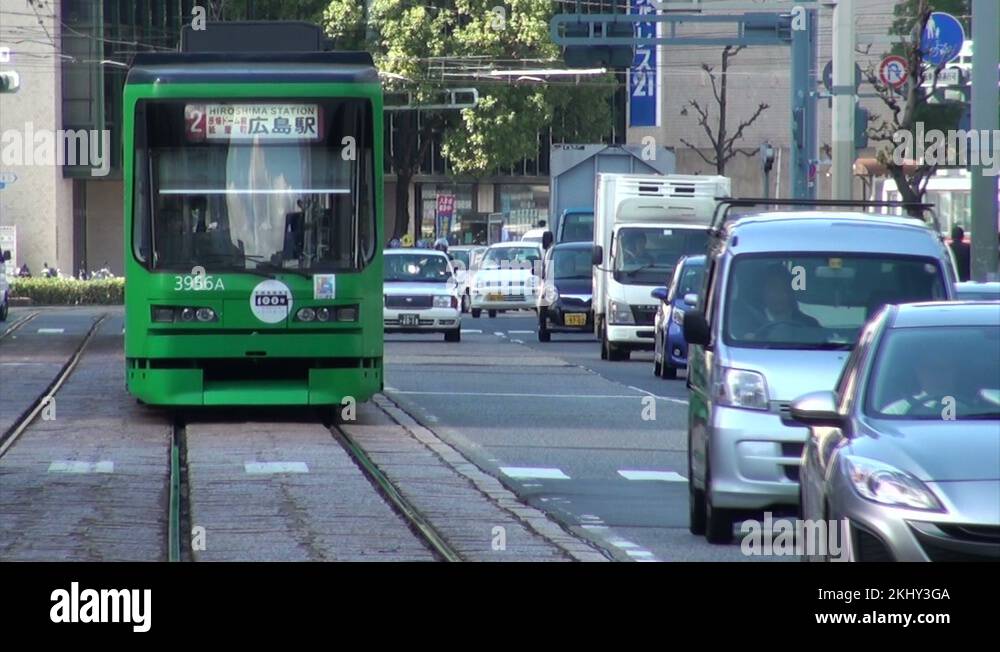 Hiroshima electric railway tram hiroshima Stock Videos & Footage - HD ...