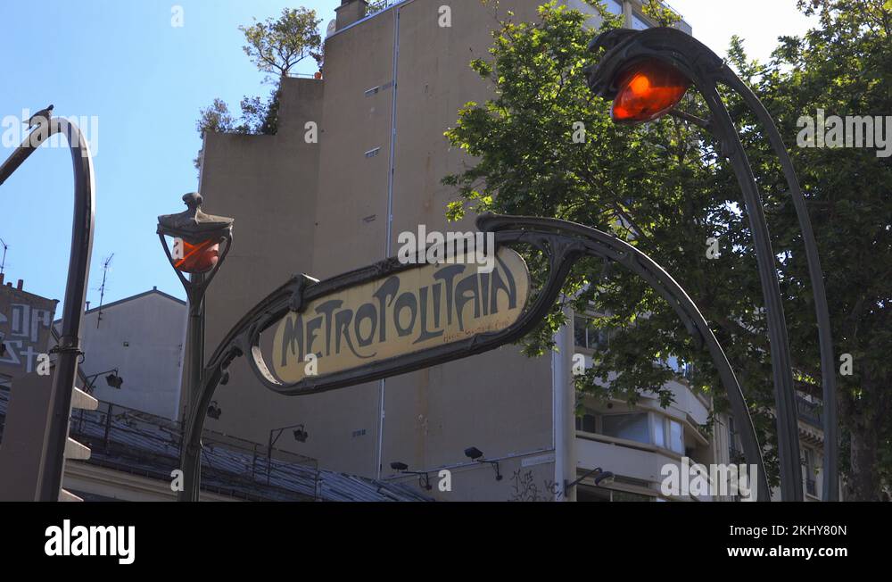 French metro station sign Stock Videos & Footage - HD and 4K Video ...