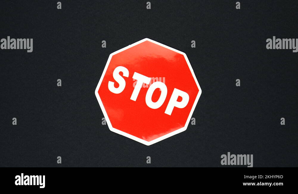 Stop warning sign Stock Videos & Footage - HD and 4K Video Clips - Alamy