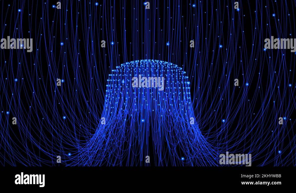 A paranormal alien-like creature with moving tentacles and lights ...