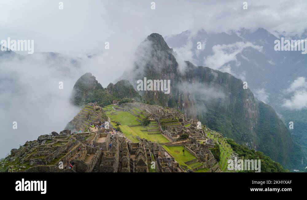 Machu picchu peru inca trail ruins view Stock Videos & Footage - HD and ...