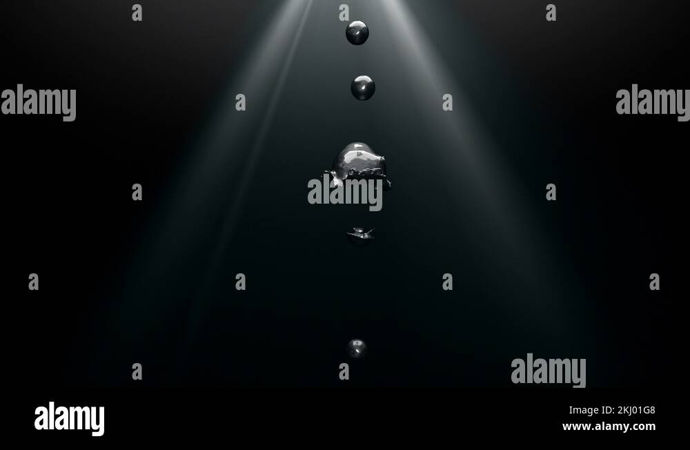 Cancer zodiac sign animated presentation revealed through a a liquid ...