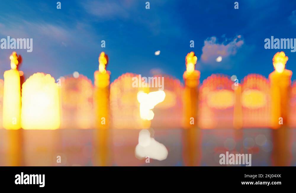 Golden gates of heaven opening revealing glowing angel and flying white ...