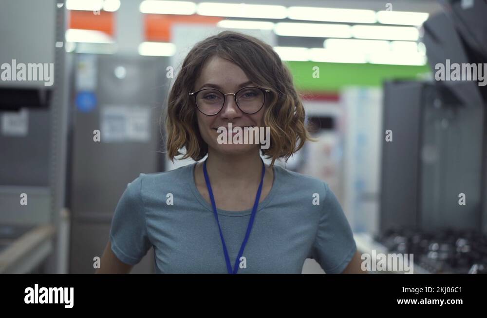 Female shop assistant uniform Stock Videos & Footage - HD and 4K Video ...