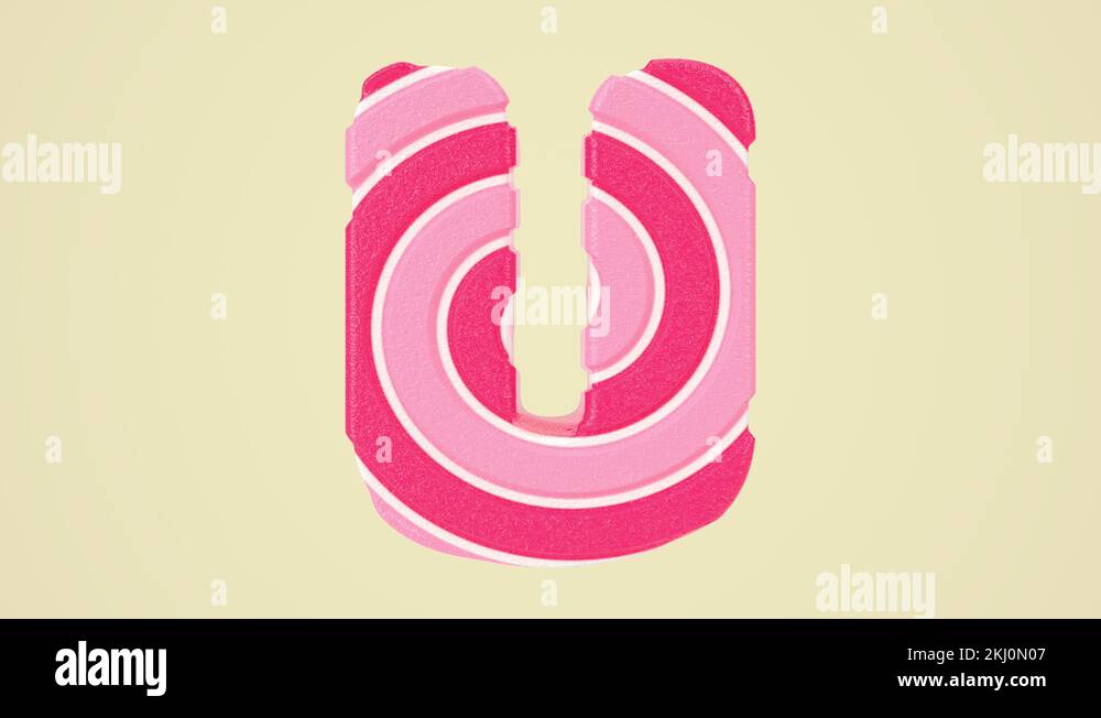 Sweet lollipop letters, candy font, spiral animated caramel. Confection ...