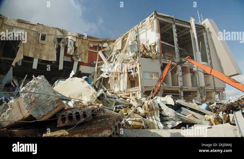 Dangerous demolition work Stock Videos & Footage - HD and 4K Video ...