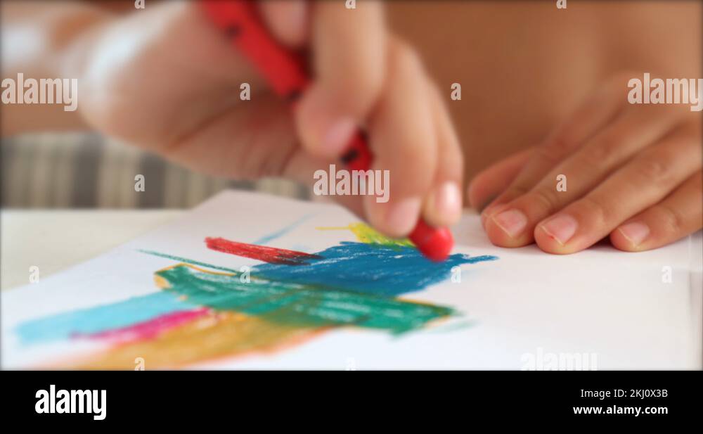 Red crayon drawing Stock Videos & Footage - HD and 4K Video Clips - Alamy