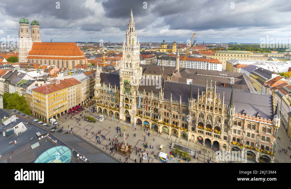 Munich skyline view marienplatz Stock Videos & Footage - HD and 4K ...