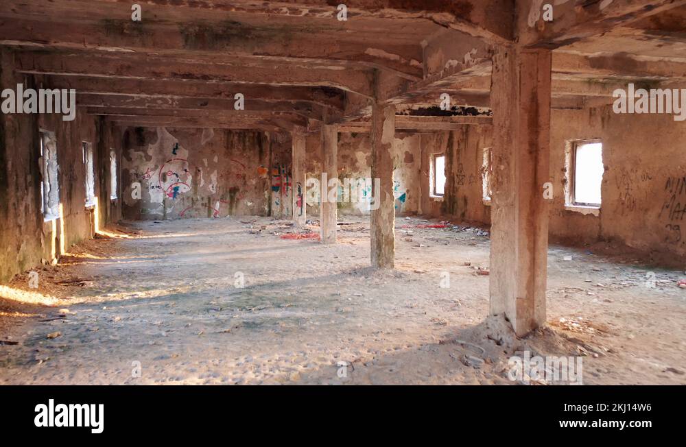 Abandoned empty derelict warehouse Stock Videos & Footage - HD and 4K ...