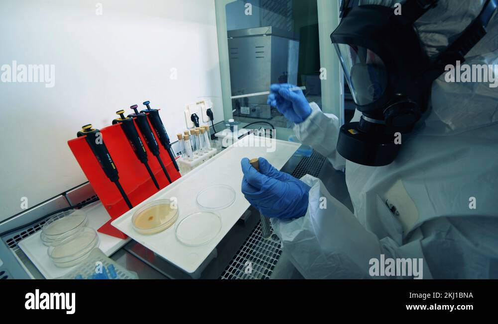 Hazmat lab suit Stock Videos & Footage - HD and 4K Video Clips - Alamy