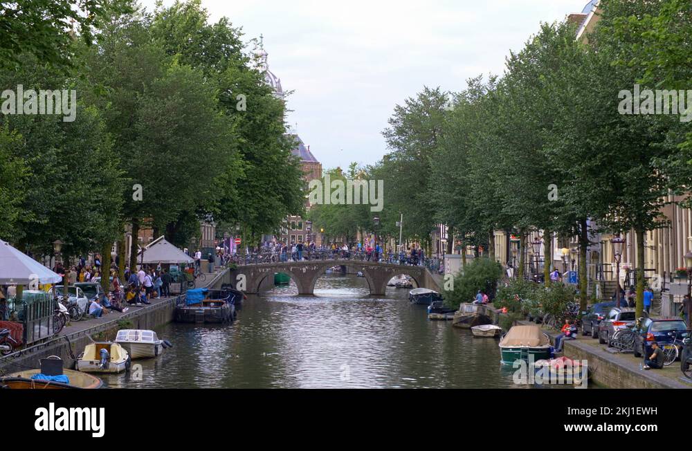 Most famous canals and embankments of Amsterdam Stock Video Footage - Alamy