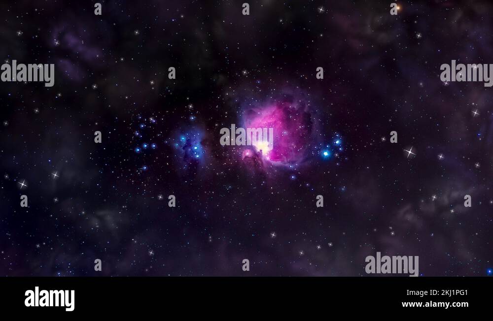 Orion Nebula Zoom Animation Stock Video Footage - Alamy