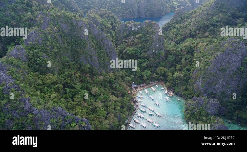 Kayangan Lake View Deck. Very Popular Place Among Tourist in Coron ...