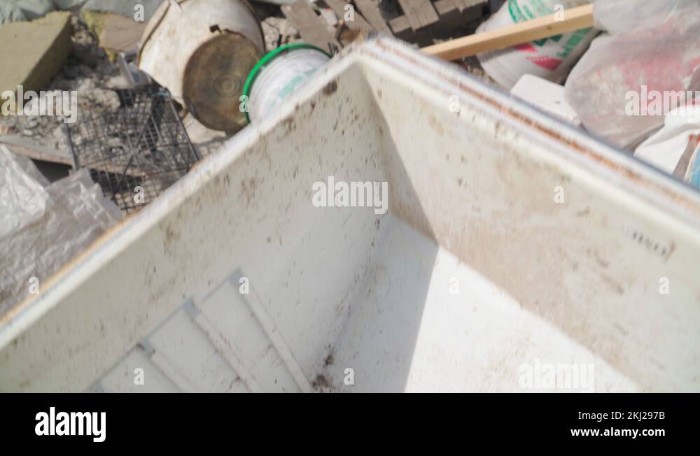 Big piles garbage. Empty bottles, plastic in waste dump. ecological ...