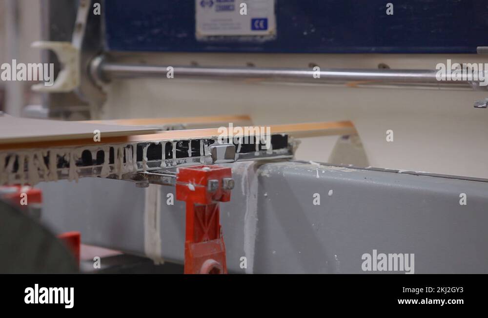 Ceramic Tile Factory. The process of making ceramic tiles. Transport ...