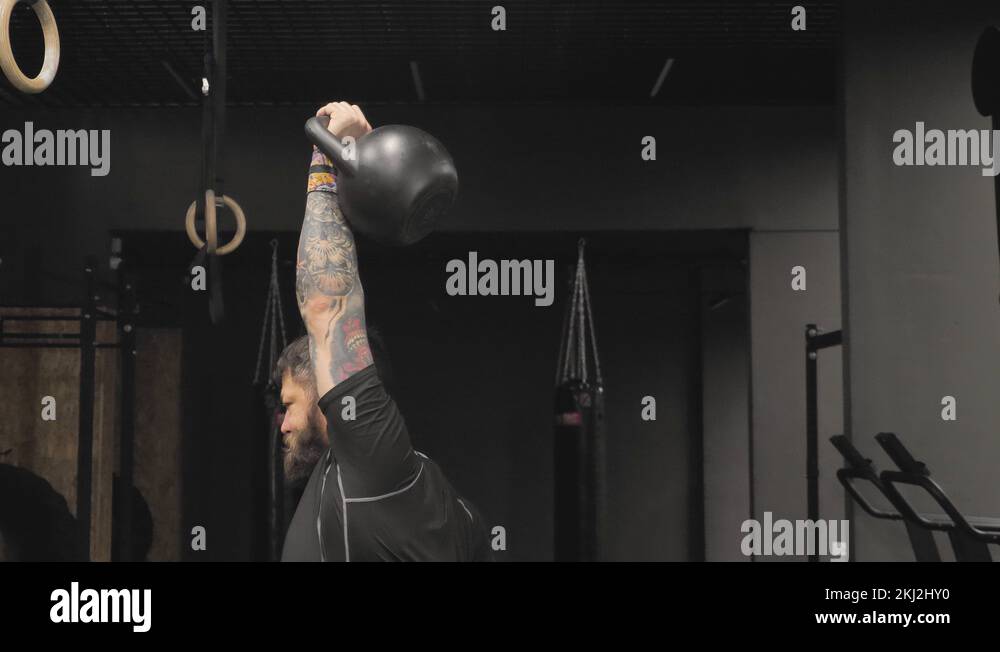 Strength training exercise man gym Stock Videos & Footage - HD and 4K ...