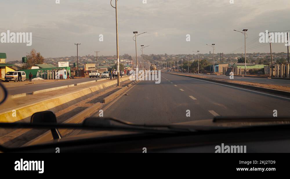 City aerial view of Lusaka.Lusaka is the capital city of Zambia Stock ...